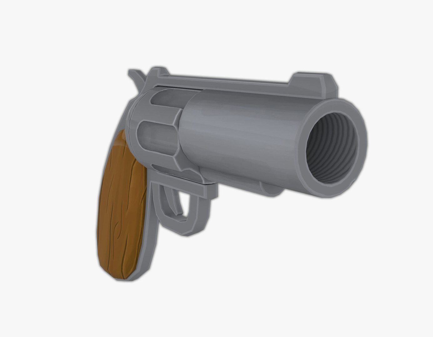 Revolver Simple Model - TurboSquid 1653079