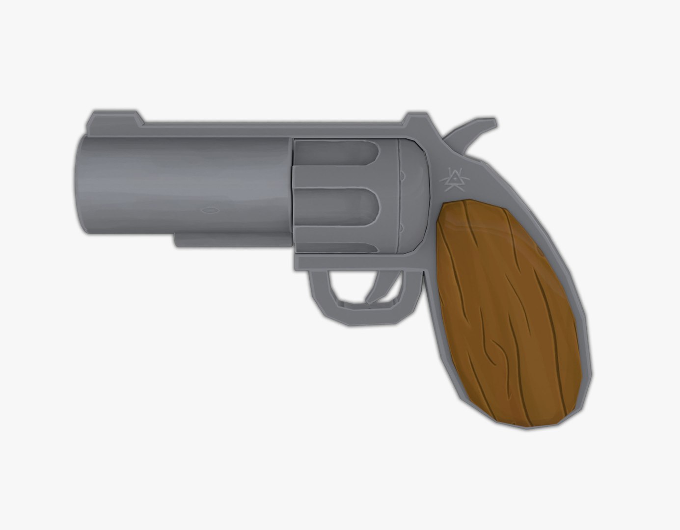 Revolver Simple Model - TurboSquid 1653079