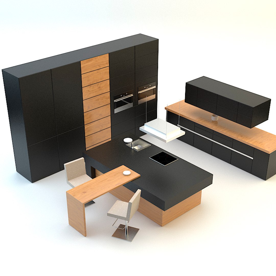 Kitchen 3d Max