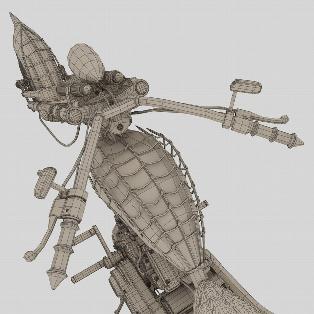 chopper bike 3d model