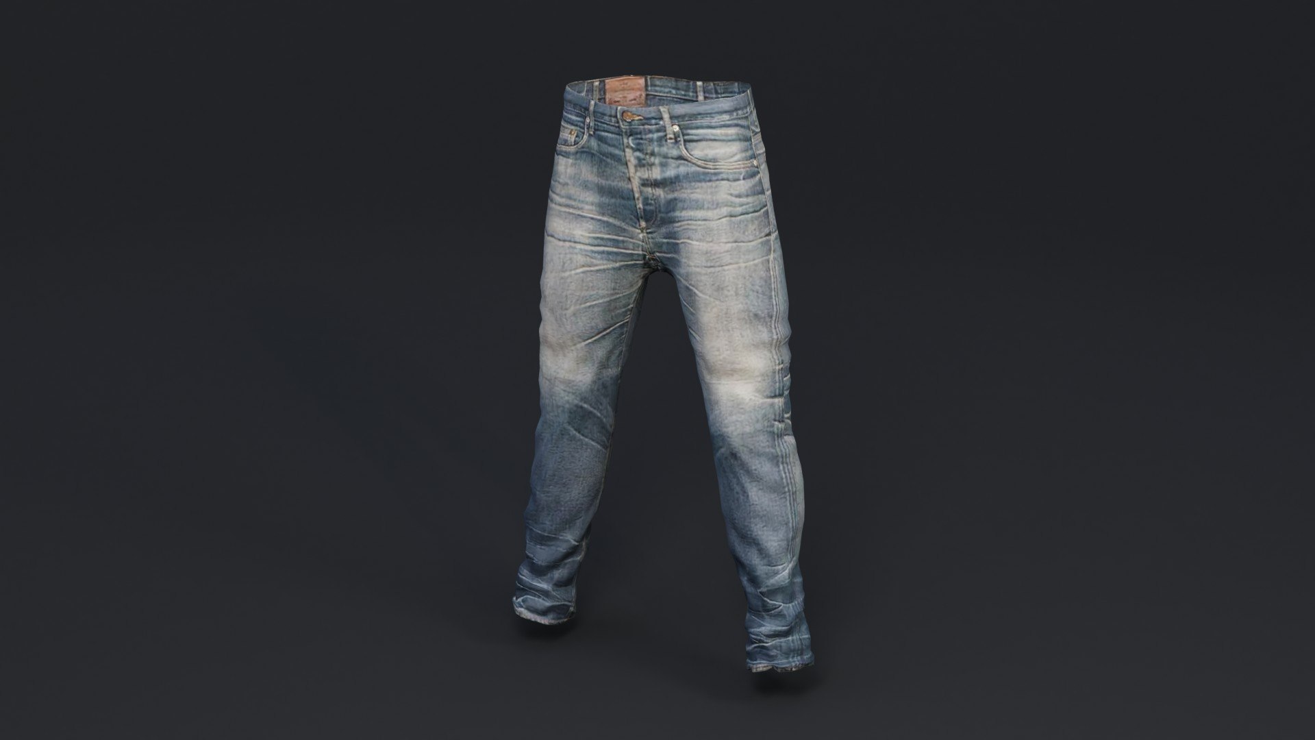 Denim Jeans 3D Model - TurboSquid 1767286