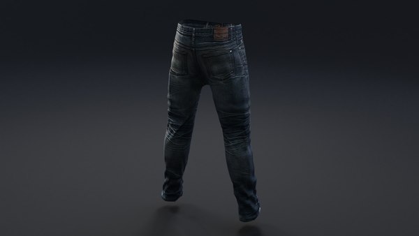 Denim Jeans 3D model - TurboSquid 1767286