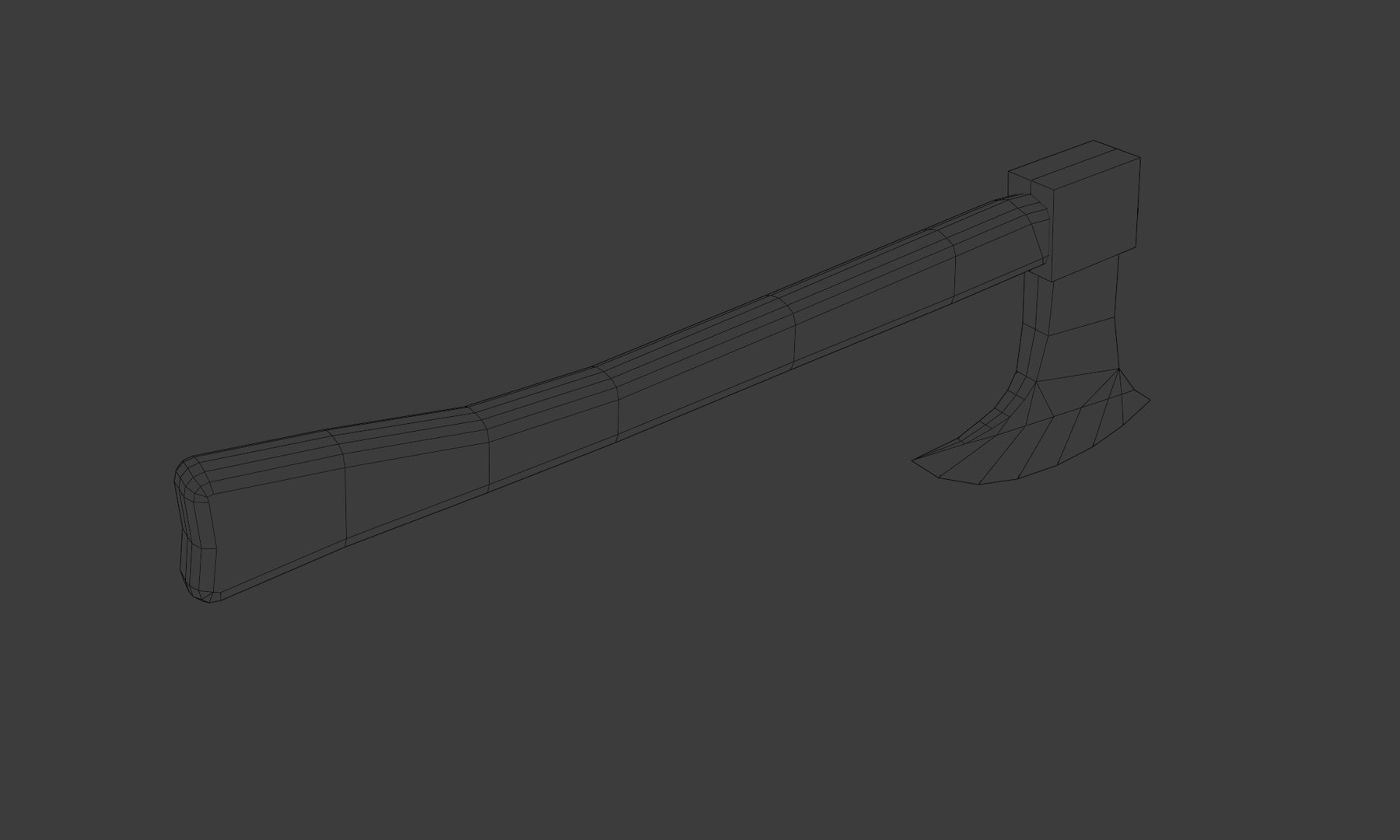 Medieval Huntsman Axe 3D model - TurboSquid 1802588