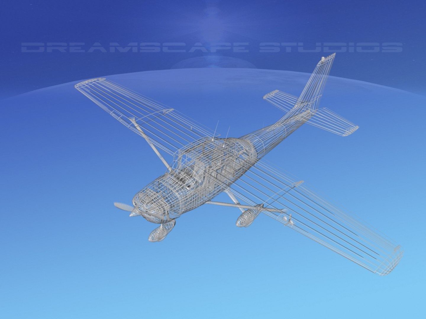 Cessna 172 Skyhawk 3d Model