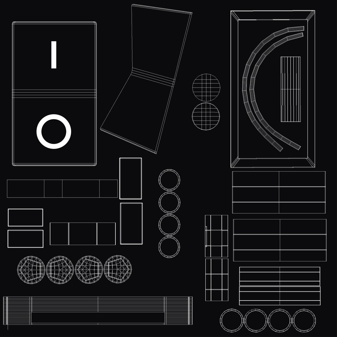 Picture light 3D model - TurboSquid 1345658