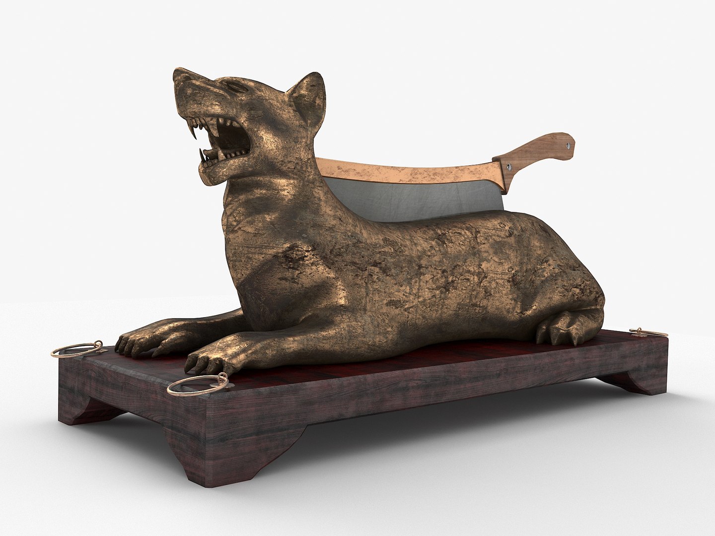 3D Judge Bao Guillotine - TurboSquid 2109469