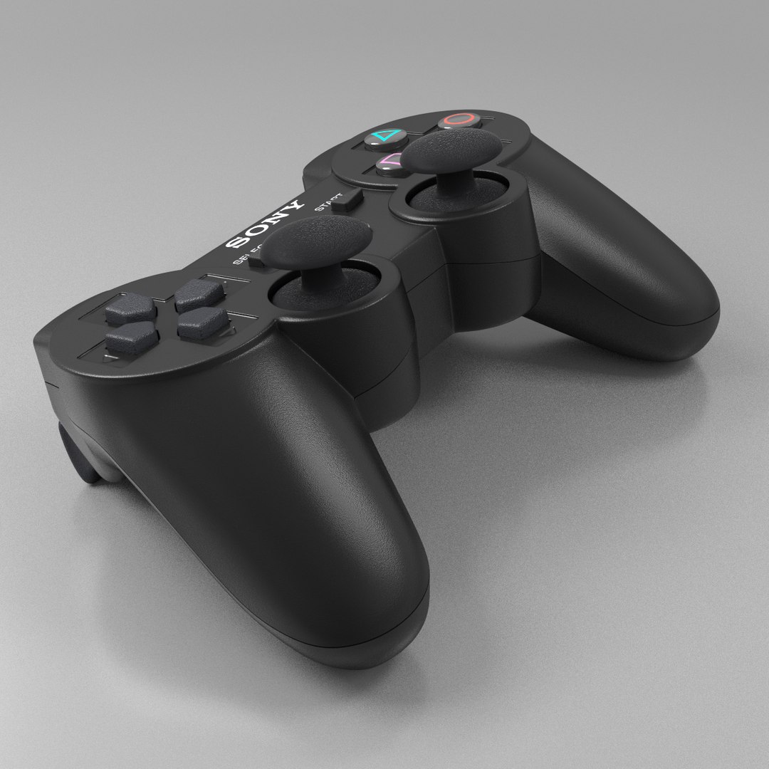Ps3 Joystick 3d Model