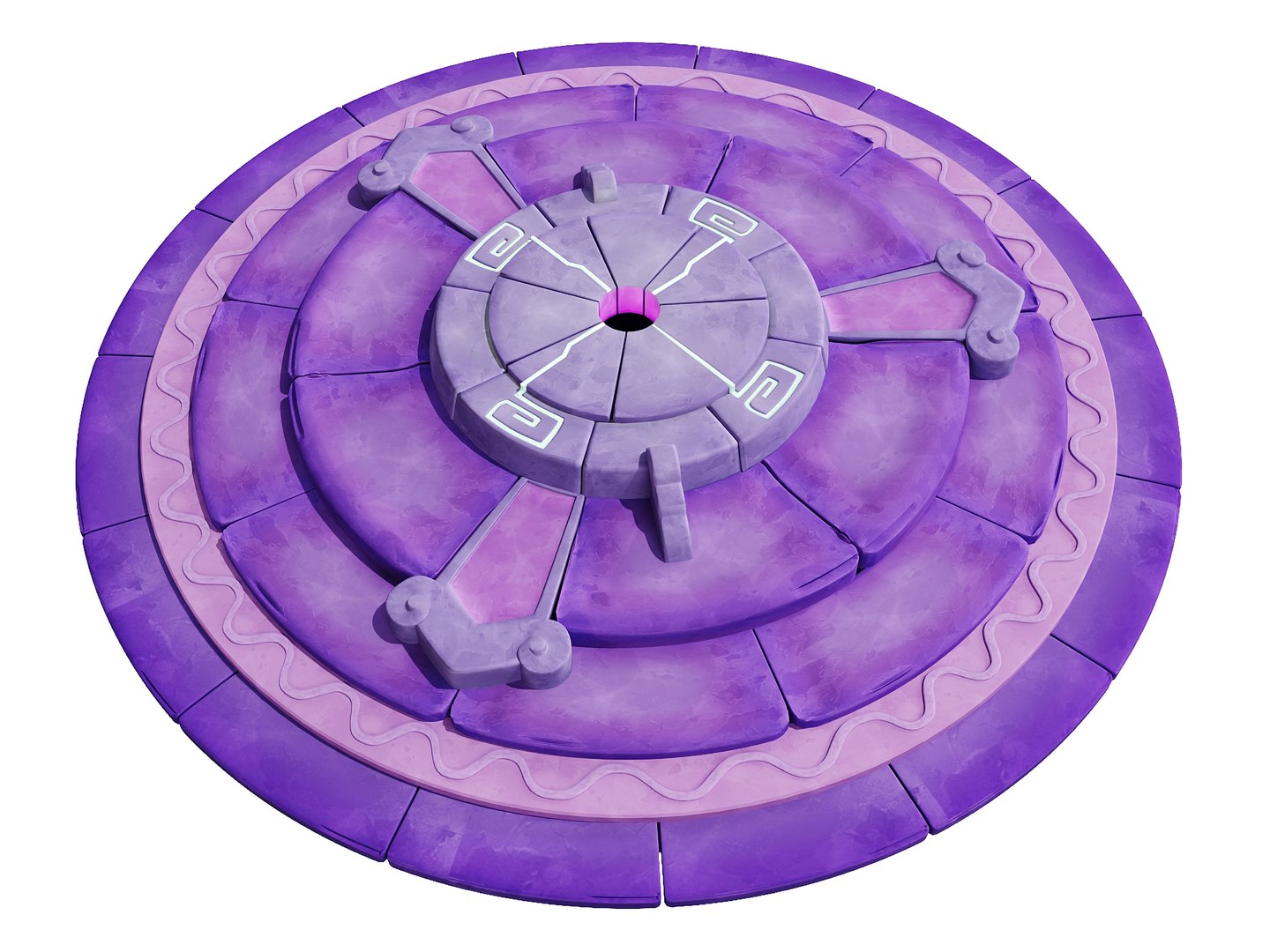 3D Model Game-Ready Stylized Rune Circle - TurboSquid 2488630