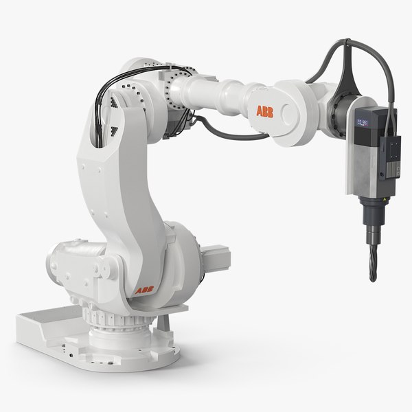 ABB IRB 7600 드릴링 도구 포함 화이트 3D 모델 - TurboSquid 2384611
