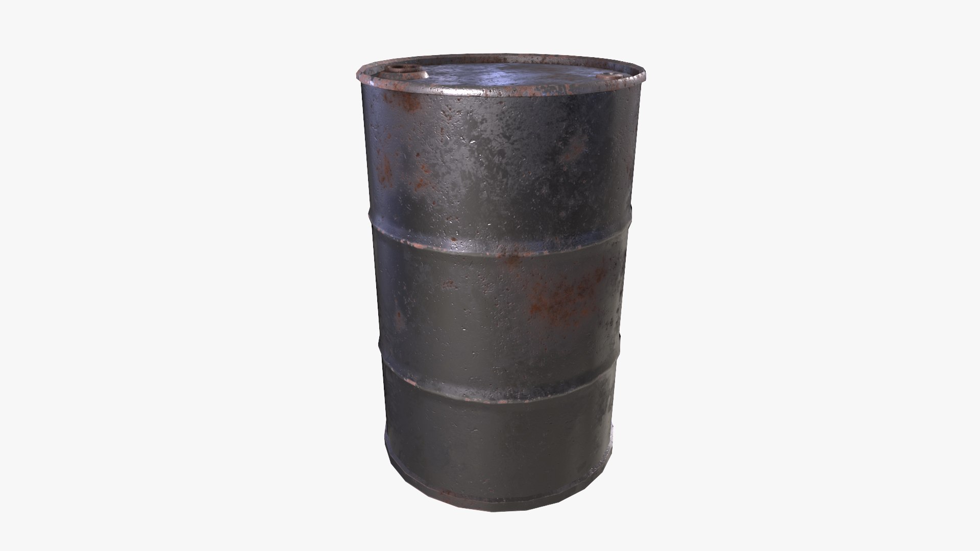 3D Steel Rust Barrel model - TurboSquid 1829254