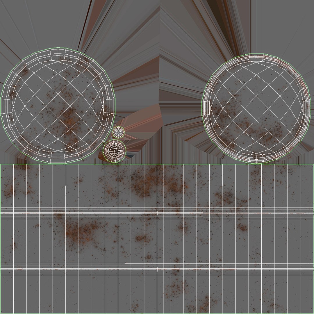 3D Steel Rust Barrel model - TurboSquid 1829254