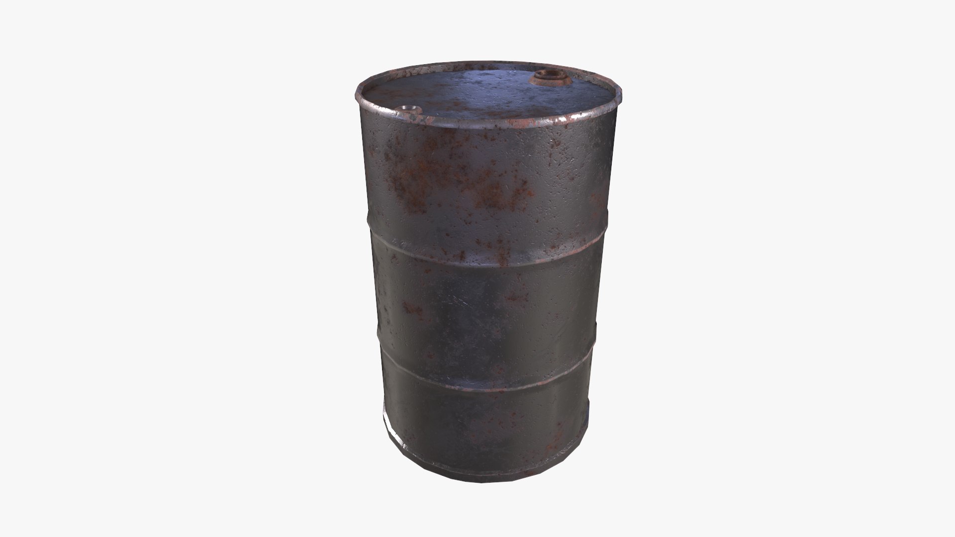 3D Steel Rust Barrel model - TurboSquid 1829254