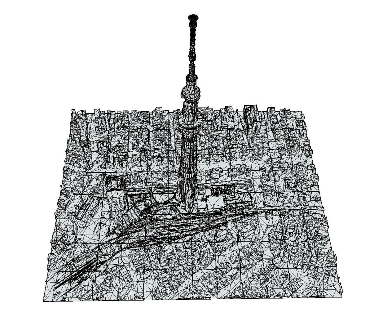 Tokyo Skytree 3D Model - TurboSquid 1820948