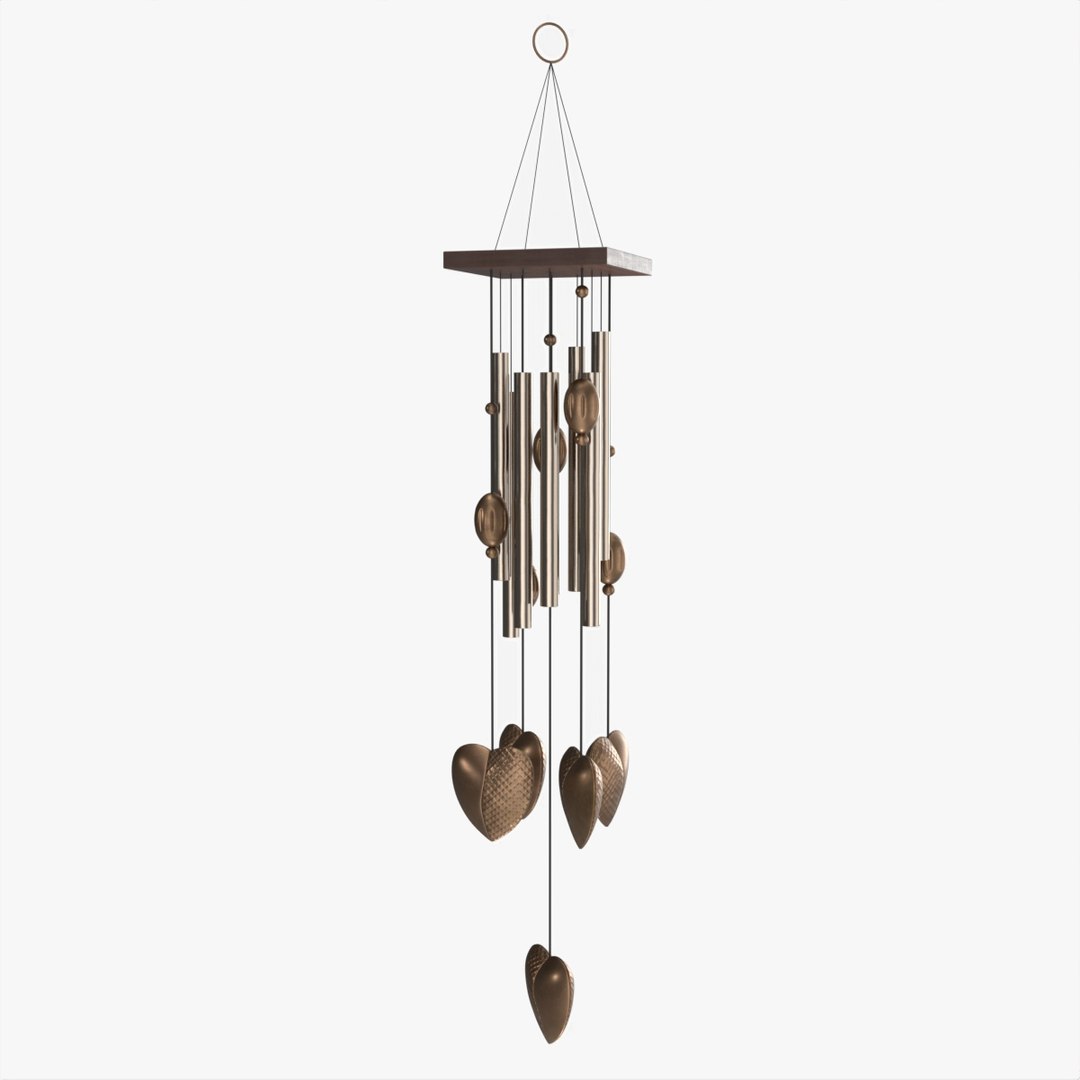 Metal Tube Wind Chimes Feng Shui Model - TurboSquid 2055089
