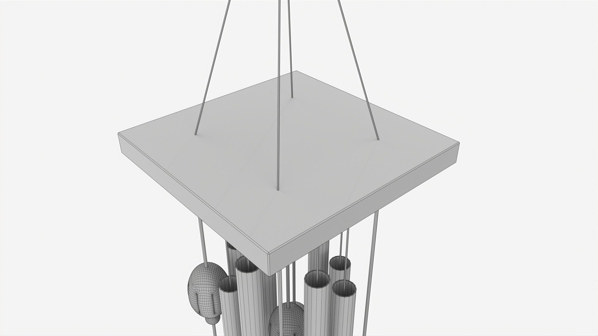 Metal Tube Wind Chimes Feng Shui Model - TurboSquid 2055089