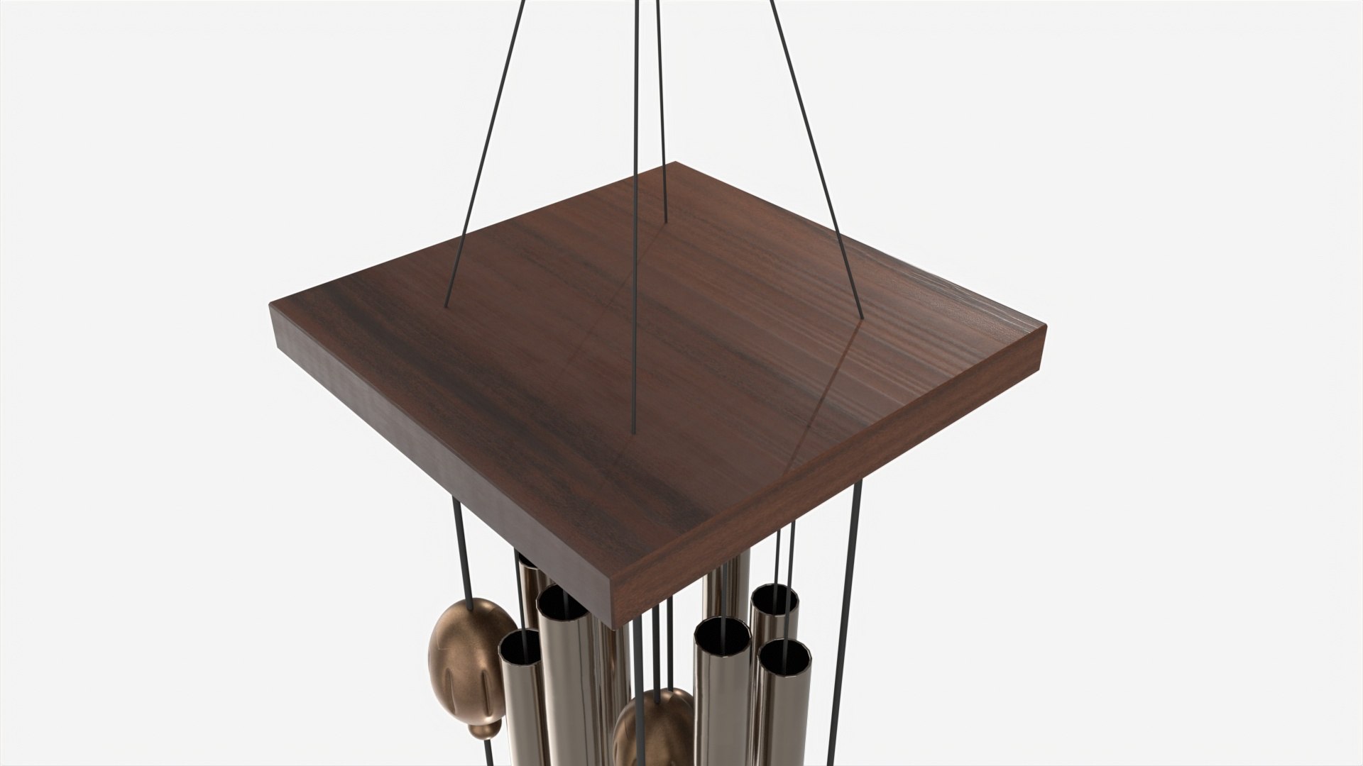 Metal Tube Wind Chimes Feng Shui Model - TurboSquid 2055089