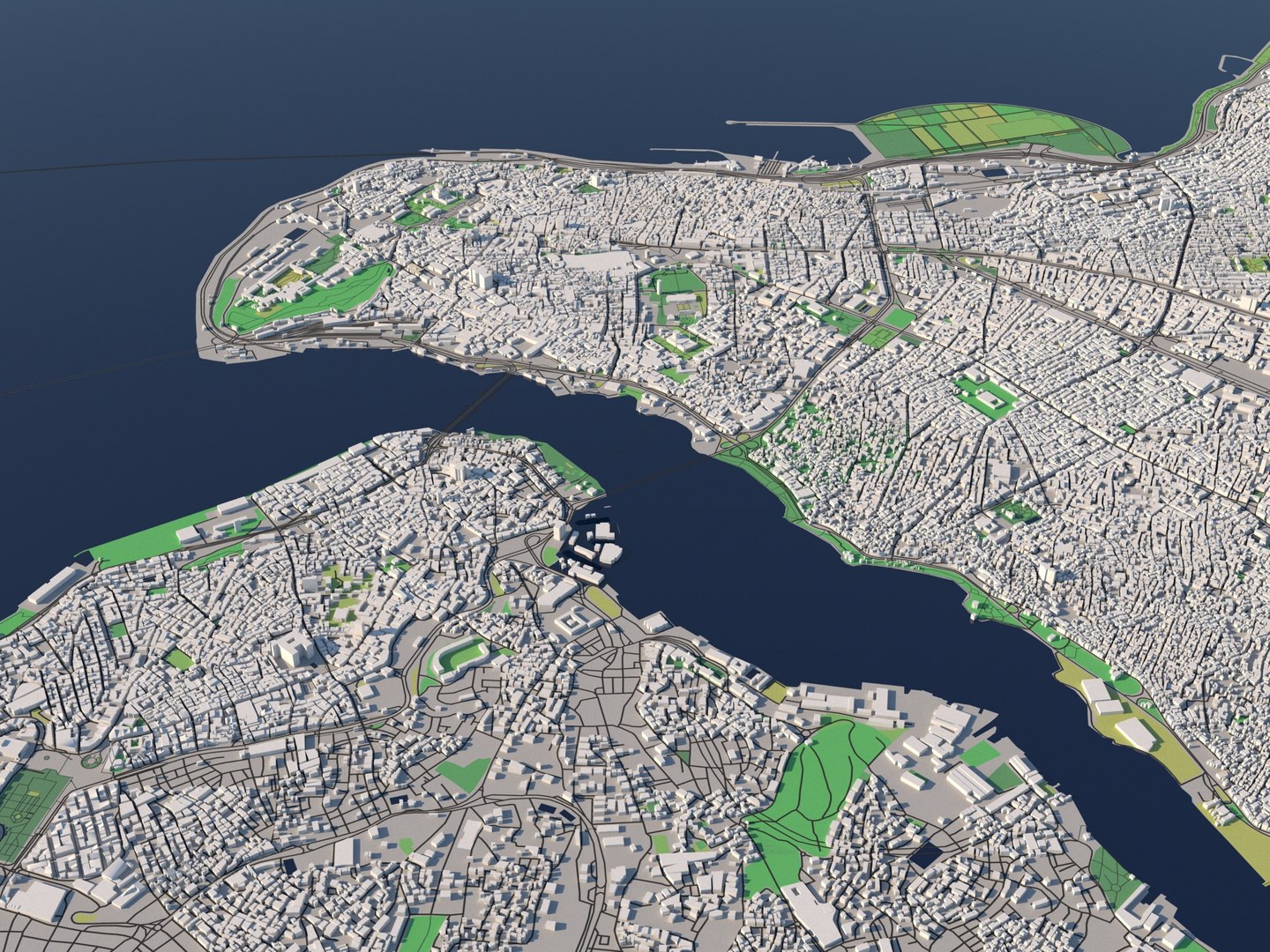 3D city istanbul - TurboSquid 1429249