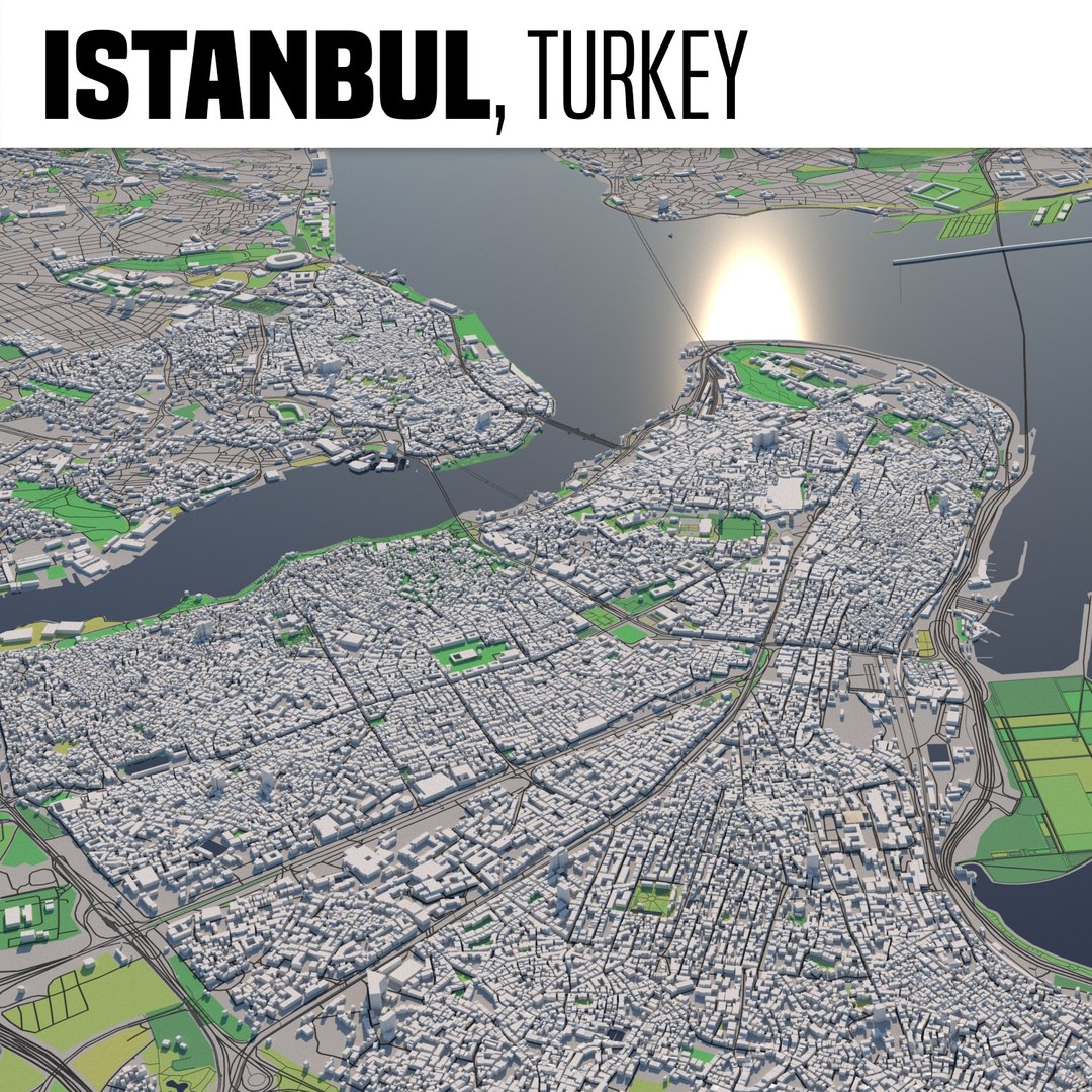 3D city istanbul - TurboSquid 1429249