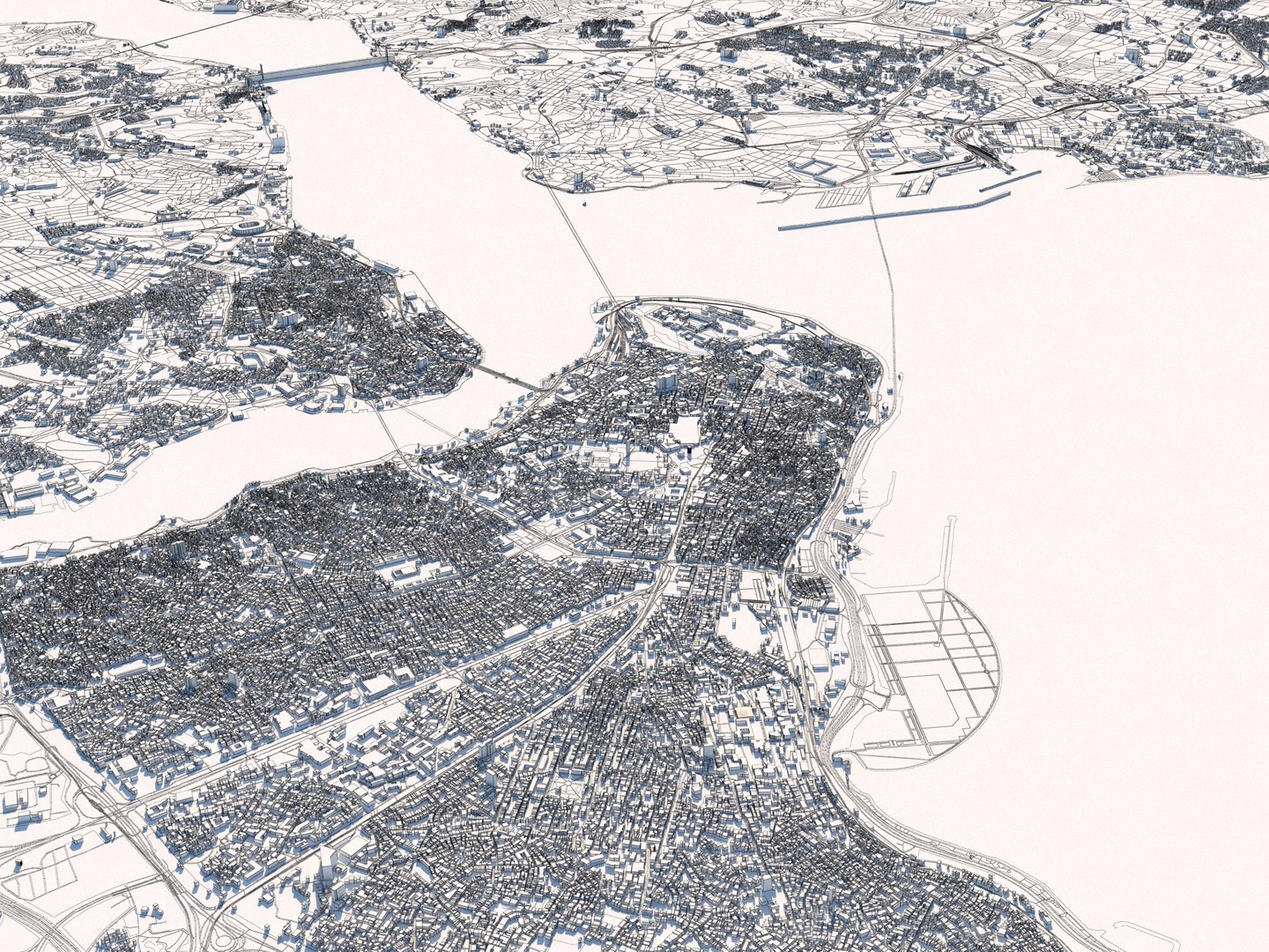 3D city istanbul - TurboSquid 1429249