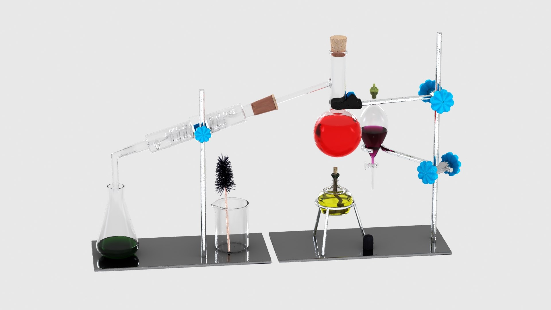 3D Chemistry Laboratory Glassware Condenser - TurboSquid 1916057