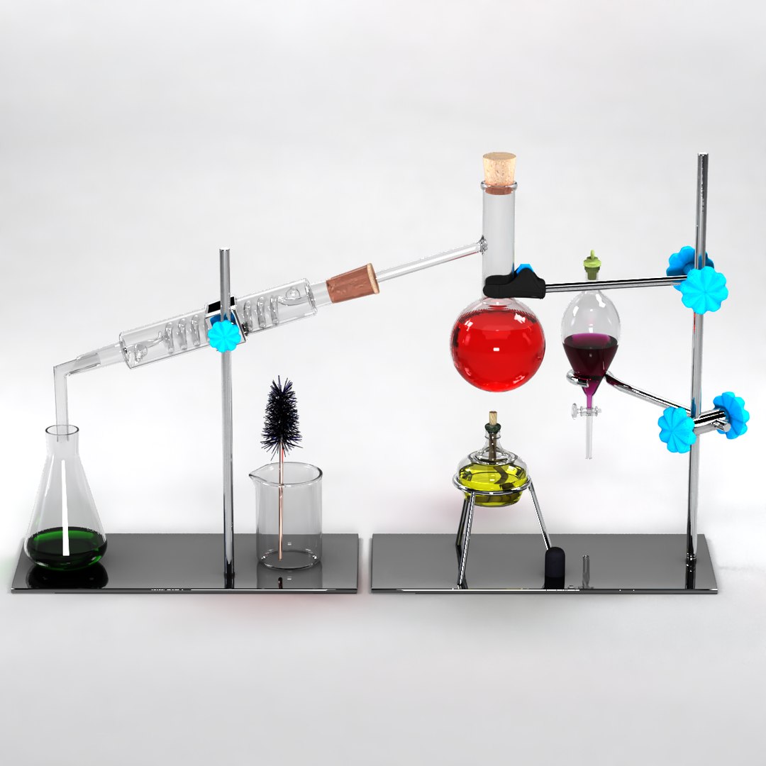 3D Chemistry Laboratory Glassware Condenser - TurboSquid 1916057