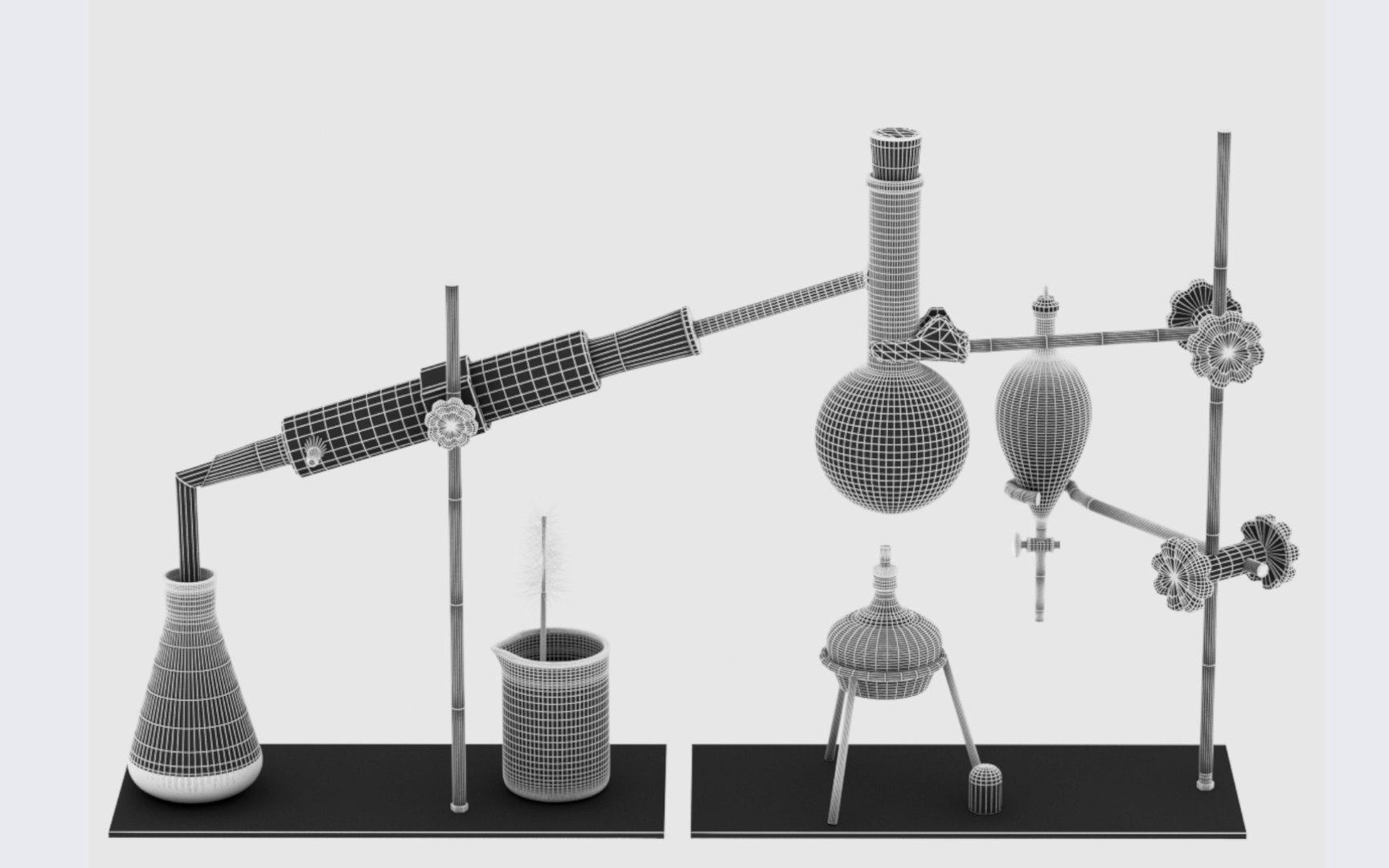 3D Chemistry Laboratory Glassware Condenser - TurboSquid 1916057