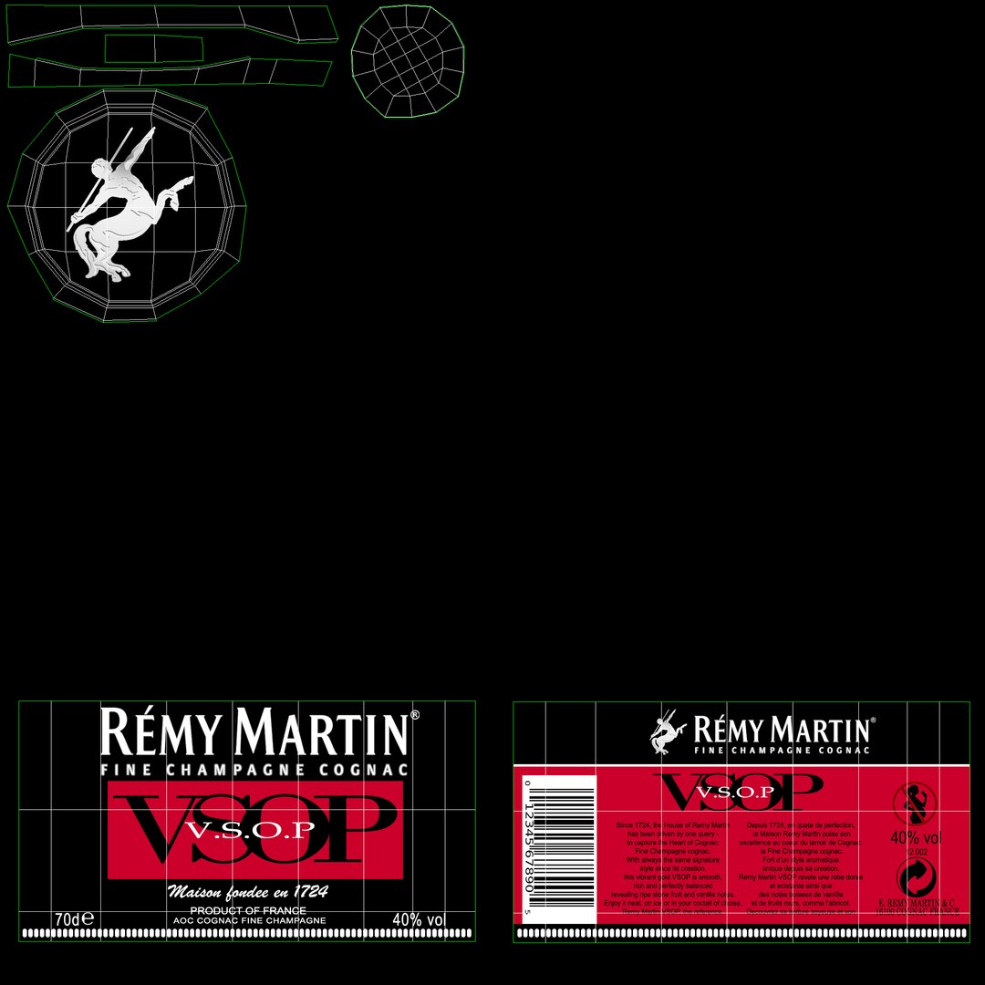 Remy Martin Vsop Cognac 3D - TurboSquid 1377436