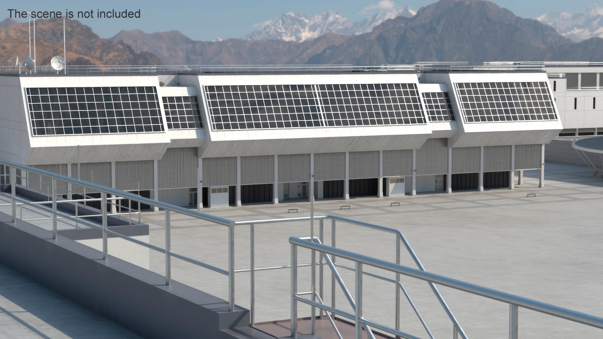 NASA Launch Control Center Building 3D - TurboSquid 2236679