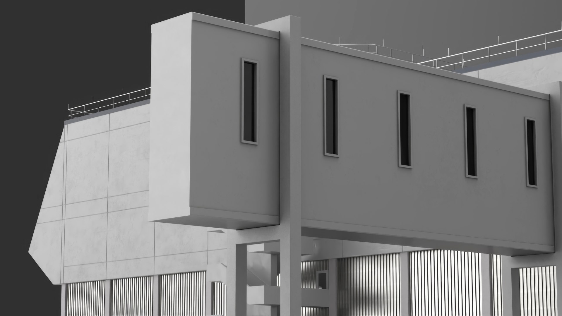 NASA Launch Control Center Building 3D - TurboSquid 2236679