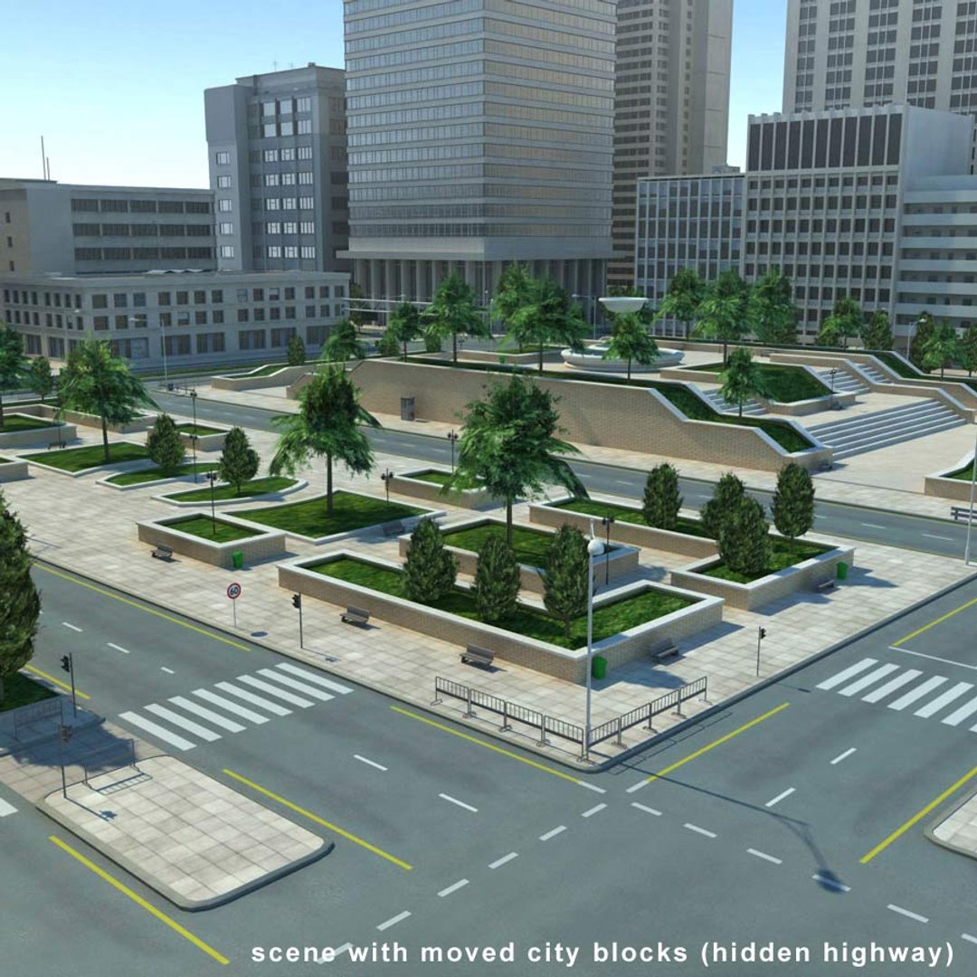 city big cityscape highways max