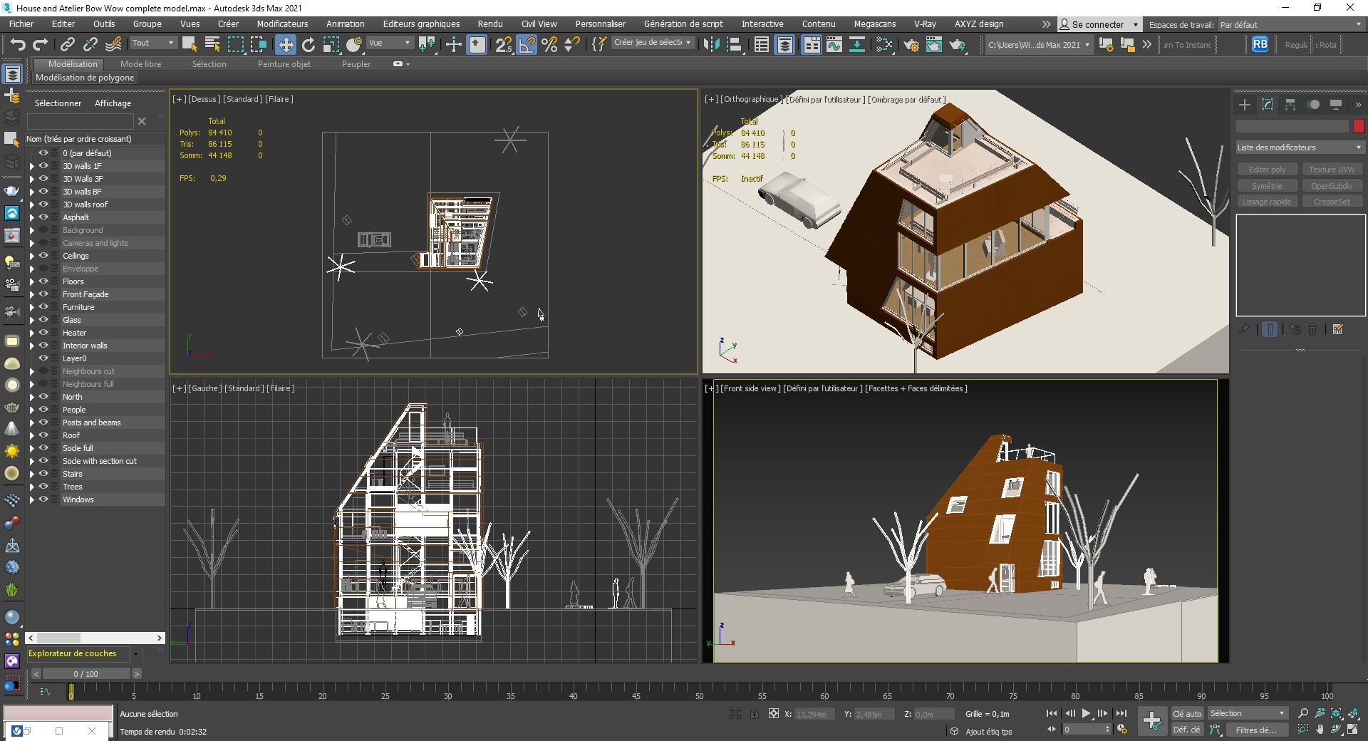 House and Atelier Bow Wow complete 3D model - TurboSquid 2021299