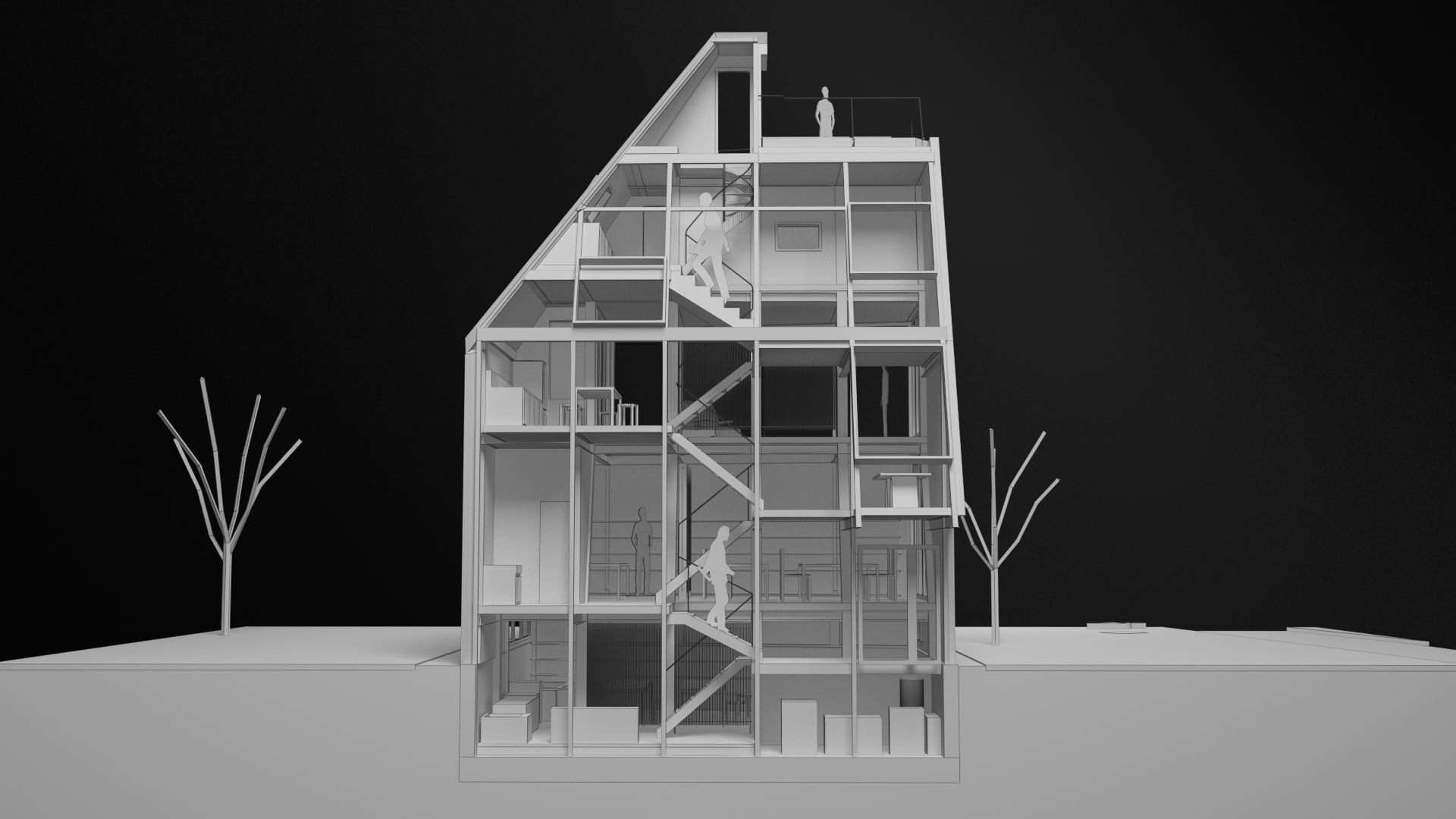 House And Atelier Bow Wow Complete 3D Model - TurboSquid 2021299