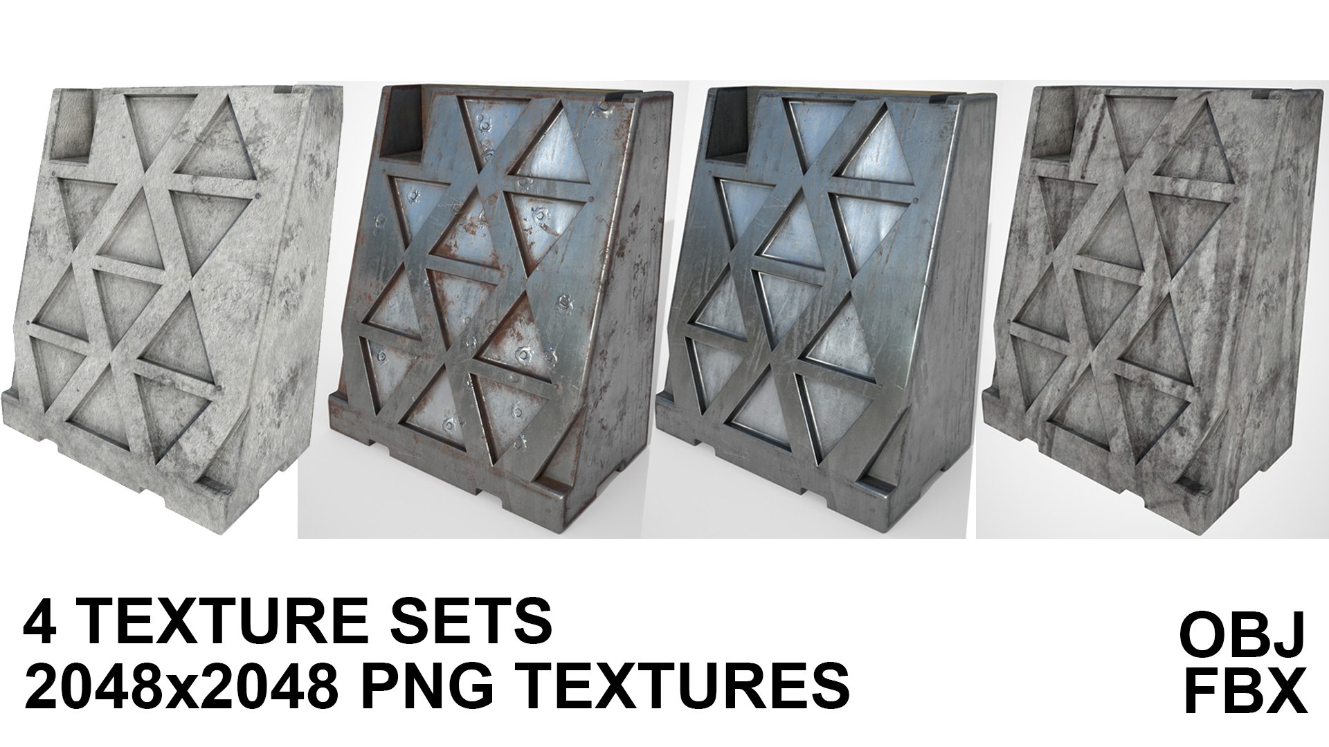 Street barricade 3D model - TurboSquid 1371573