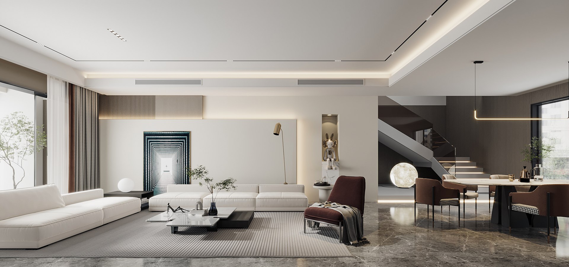 modelo 3d Modern living room - TurboSquid 1955578