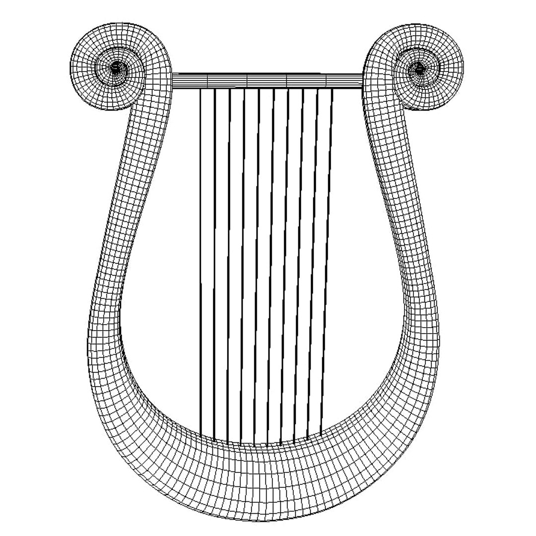 Ancient Lyra 3d Obj