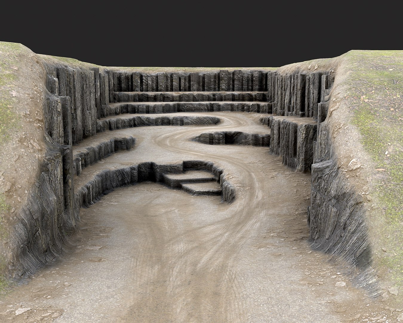 Cliff Quarry 3D Model - TurboSquid 2433074