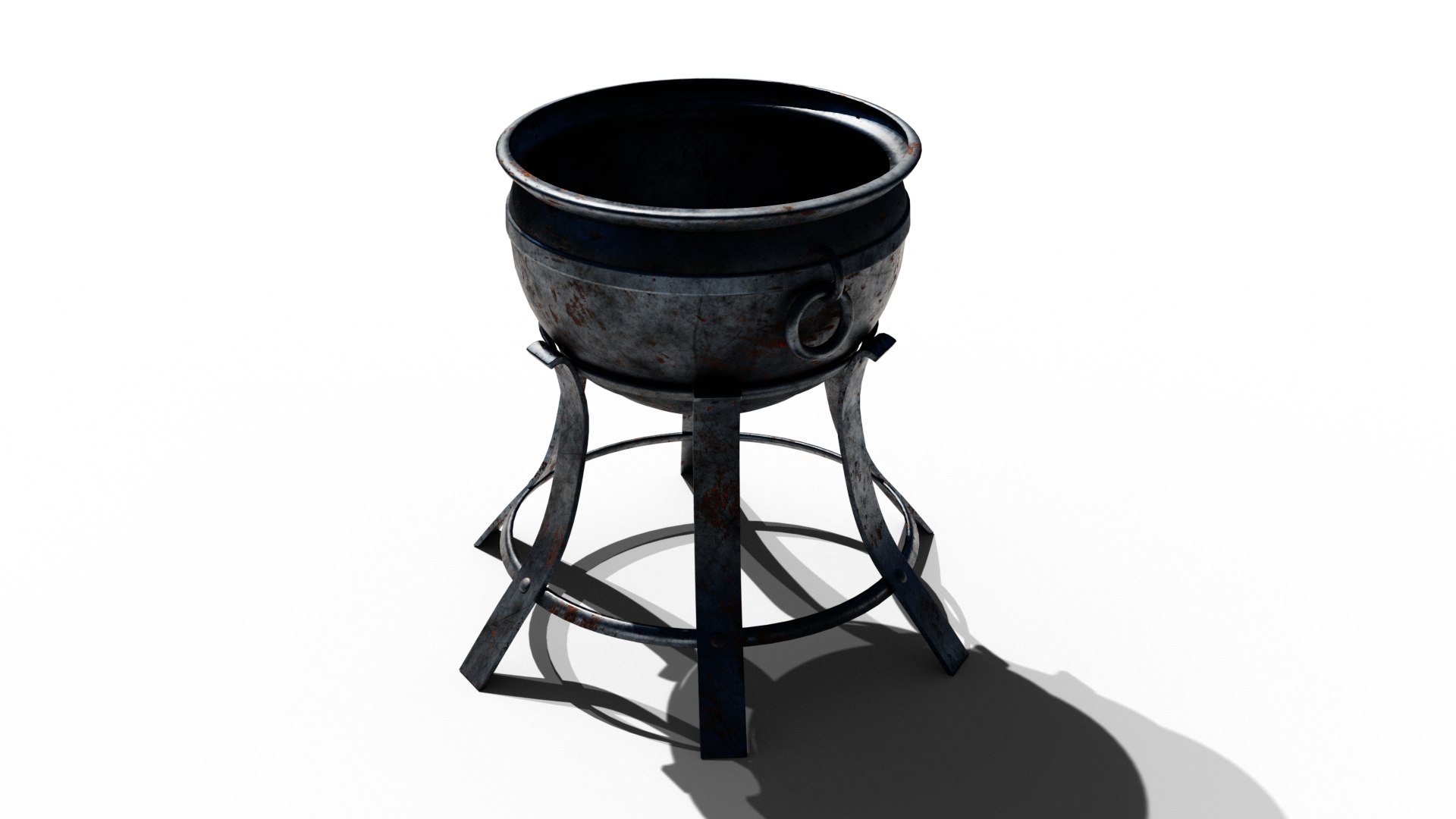 3D Worn Ball-shaped Fire Brazier Model - TurboSquid 1852795