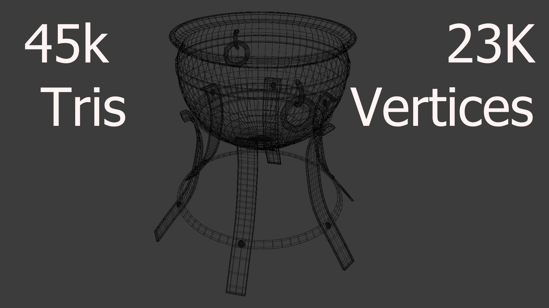 3D Worn Ball-shaped Fire Brazier Model - TurboSquid 1852795
