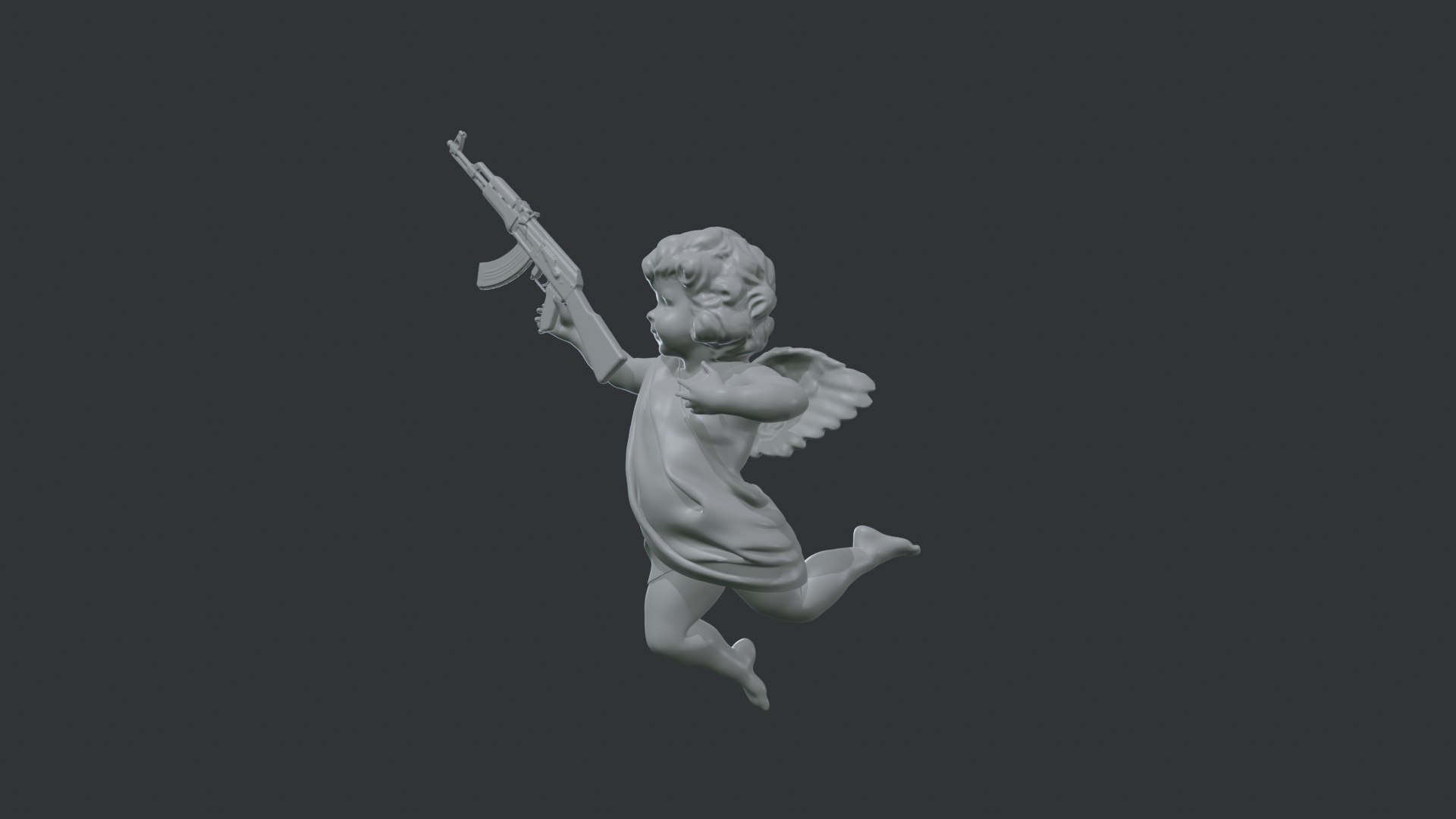 3D Cupid Angel High-poly Three 3D Models Model - TurboSquid 2340107