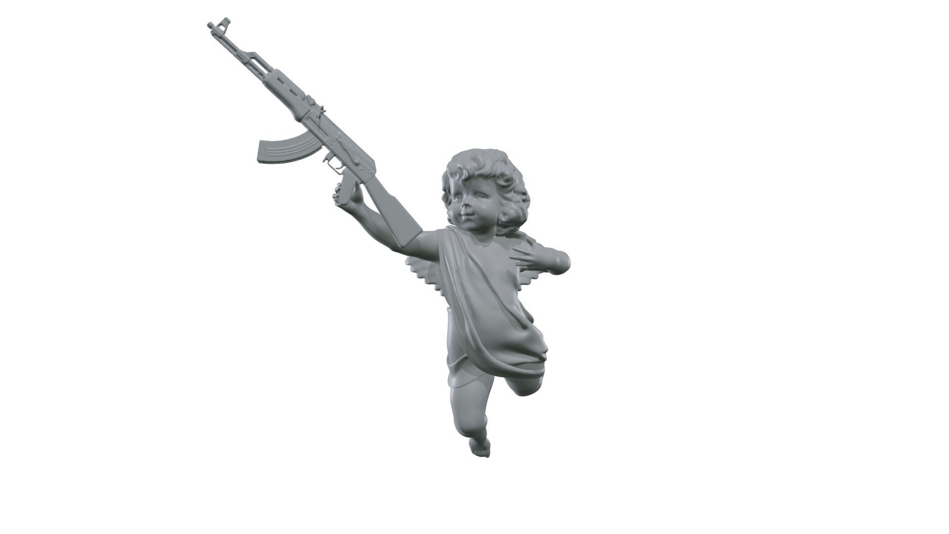 3D Cupid Angel High-poly Three 3D Models Model - TurboSquid 2340107