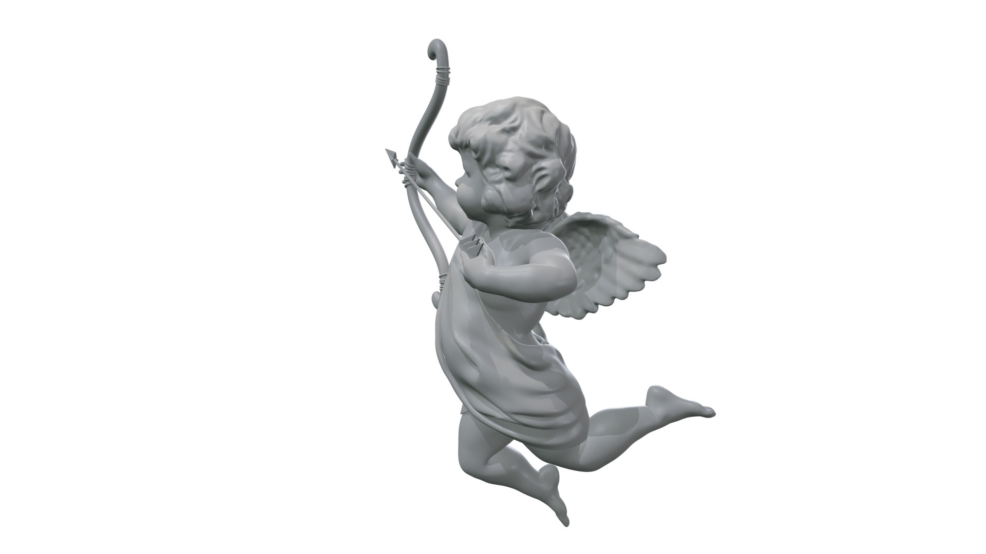 3D Cupid Angel High-poly Three 3D Models Model - TurboSquid 2340107