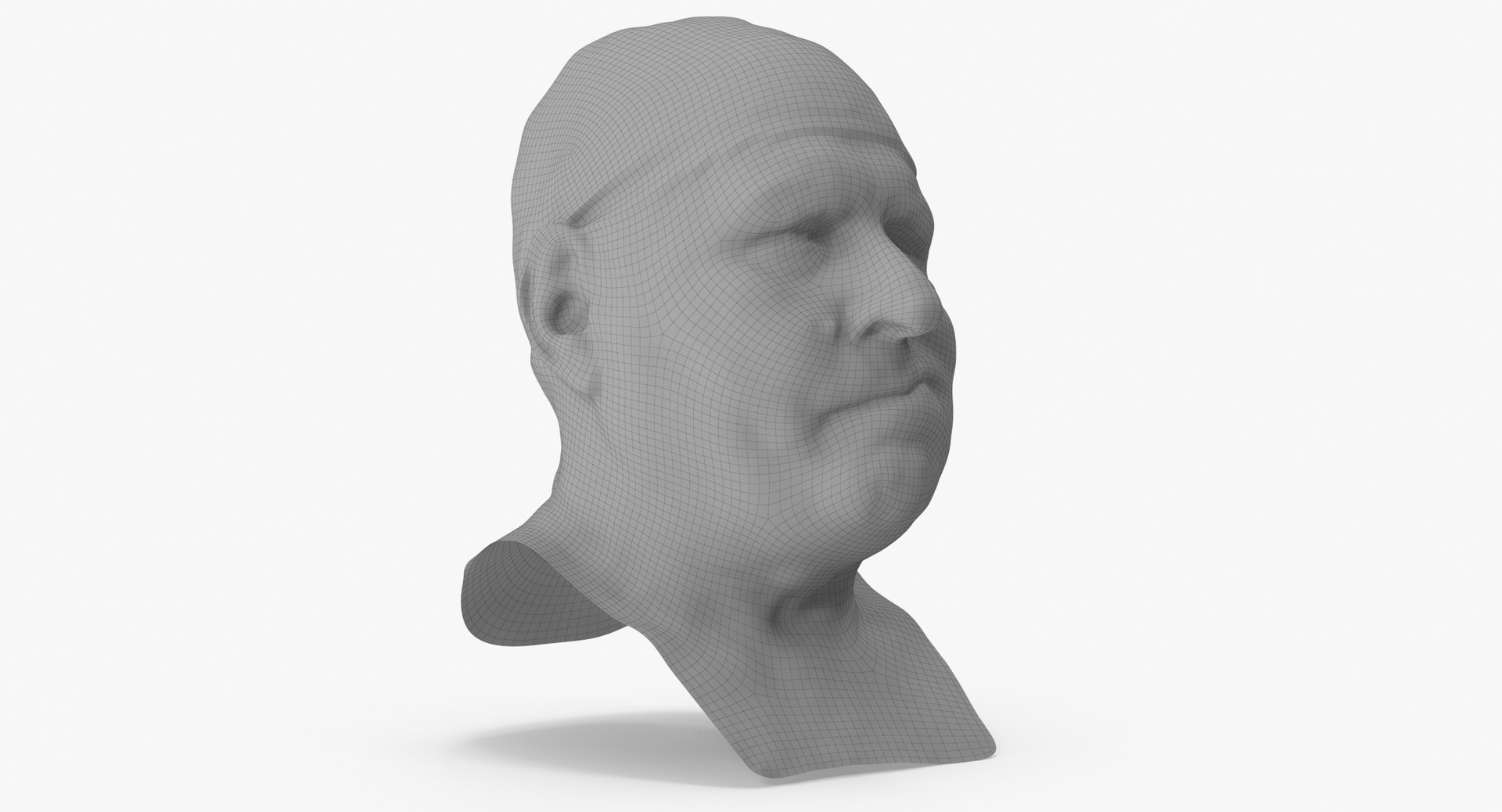 3D Homer Human Head Tongue Bulge Left AU36 Clean Scan - TurboSquid 1748816