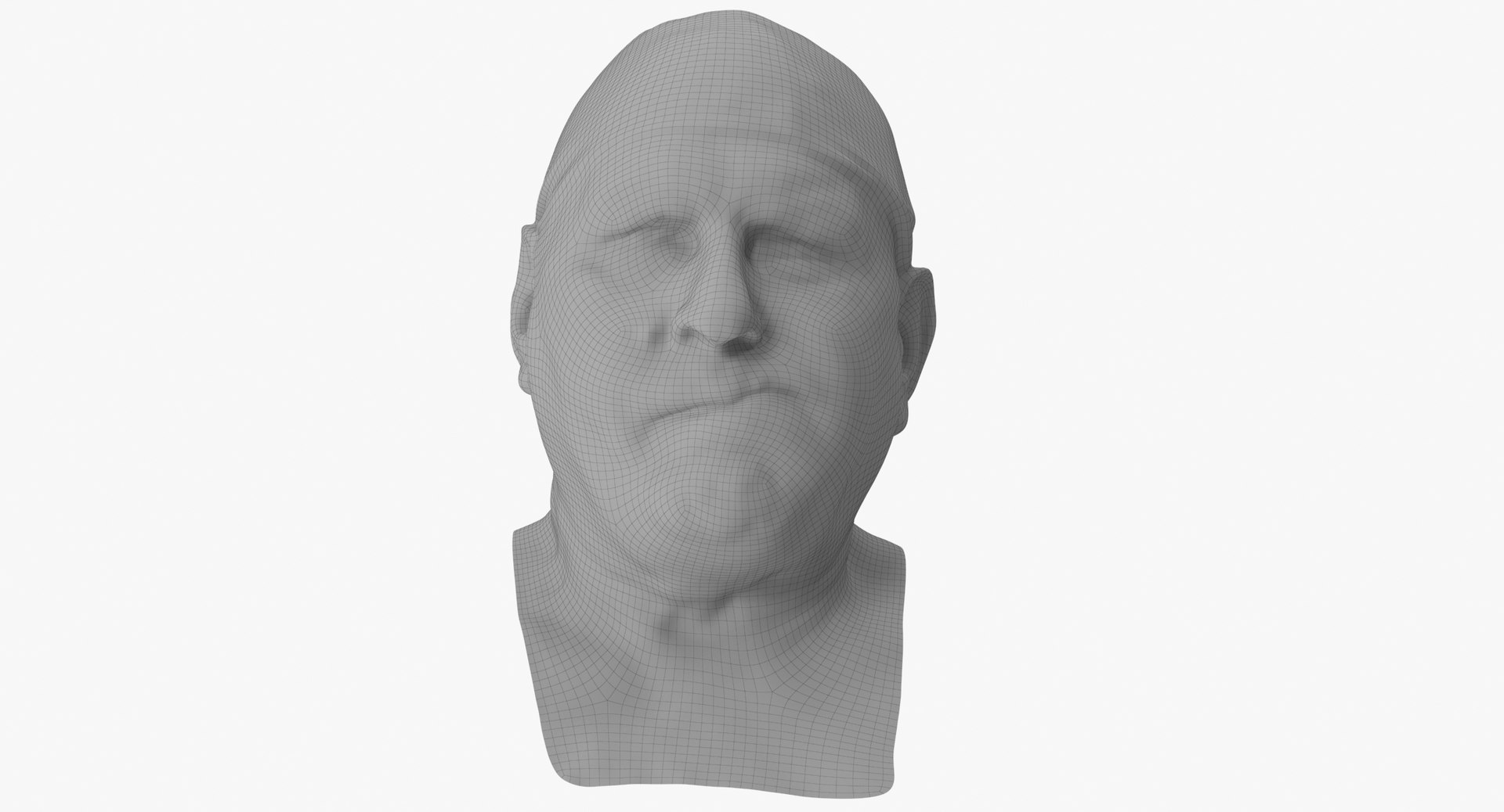 3D Homer Human Head Tongue Bulge Left AU36 Clean Scan - TurboSquid 1748816
