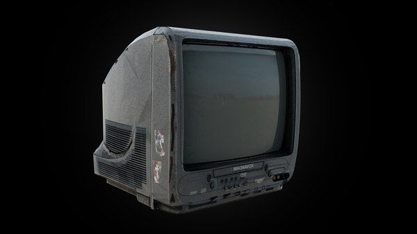 modelo 3d Retro TV Grunge Prop - TurboSquid 2063705
