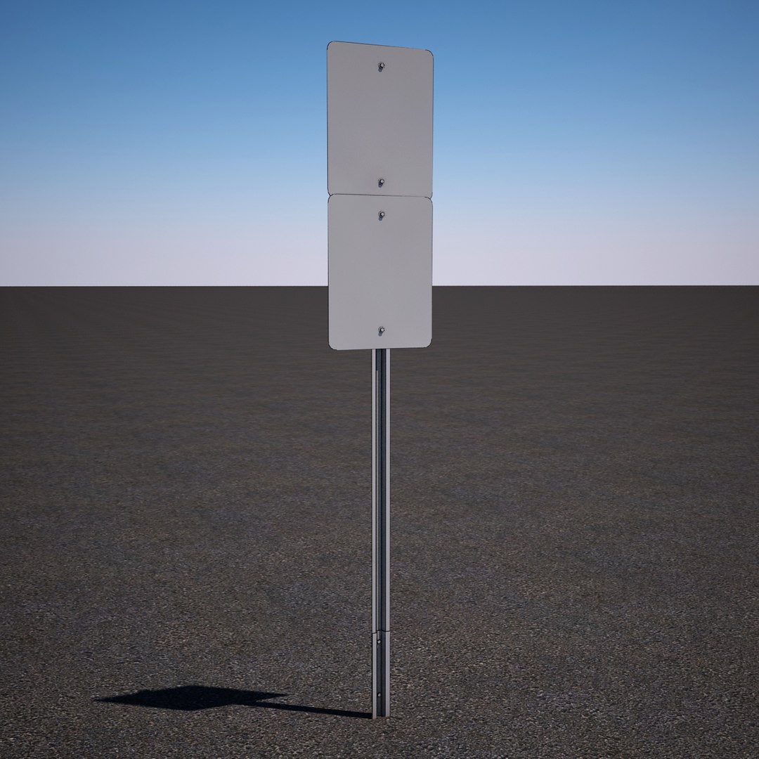 Speed Limit Sign 3d Model