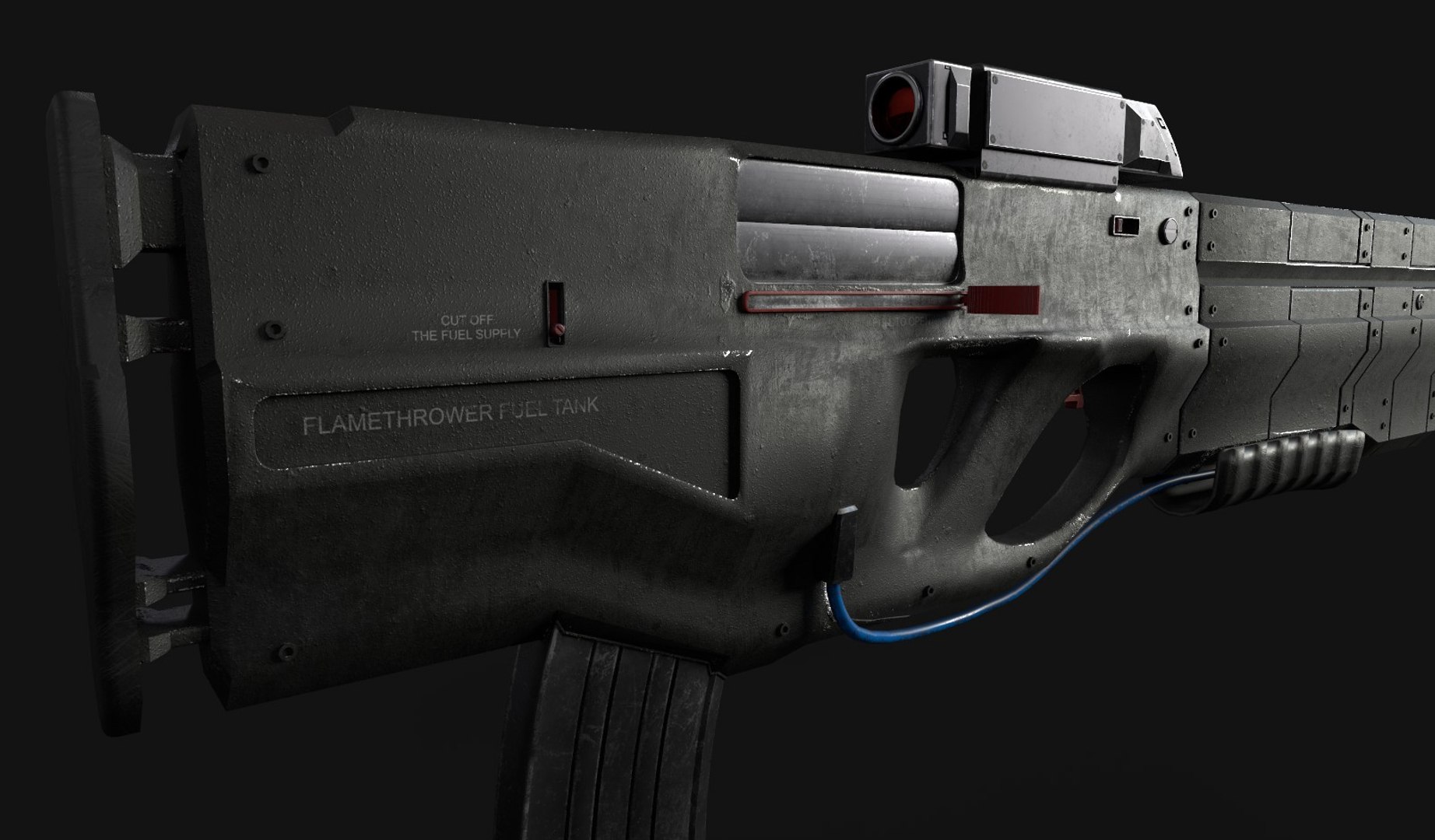 3D rifle sci fi model - TurboSquid 1676540