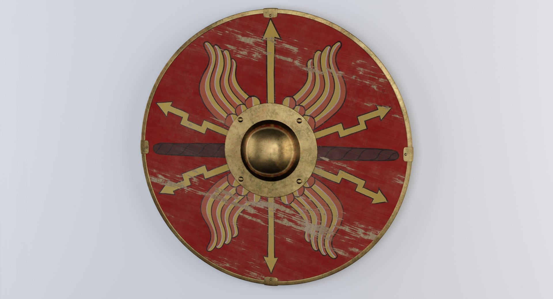 Parma Shield Romans 3D - TurboSquid 1276537