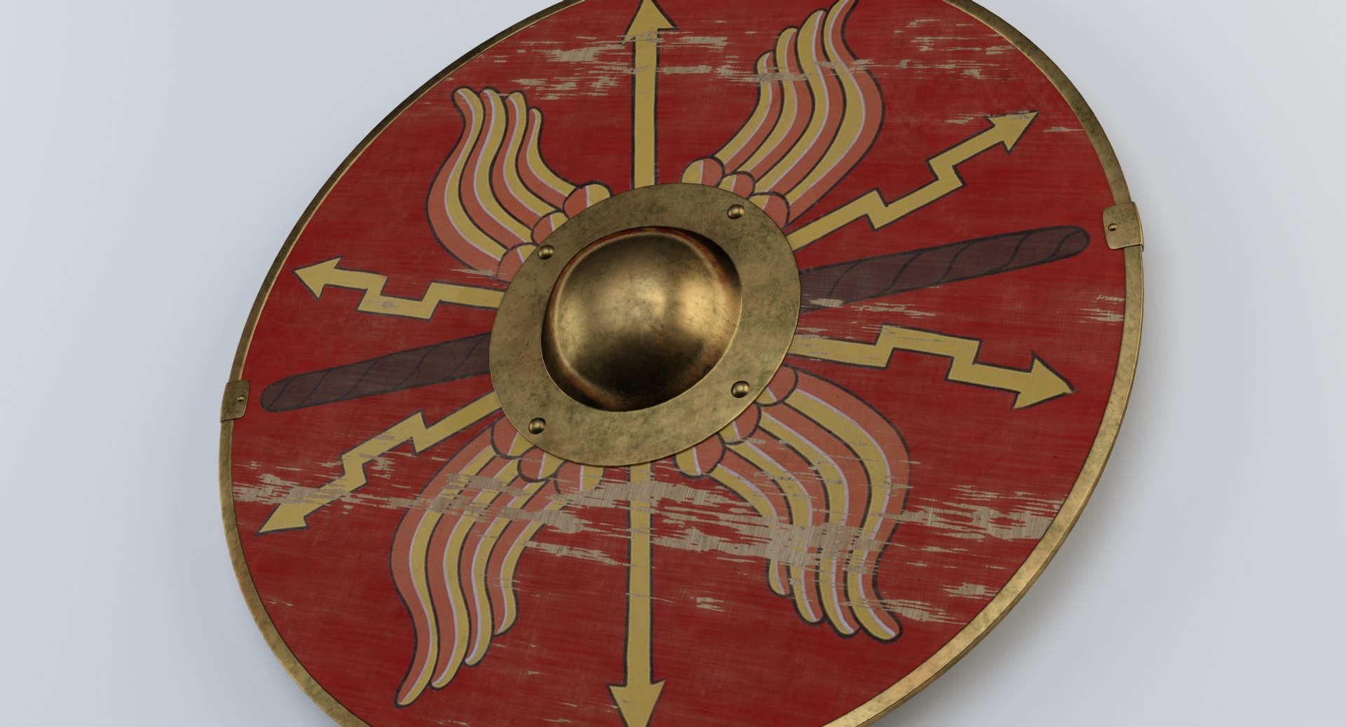 Parma Shield Romans 3D - TurboSquid 1276537