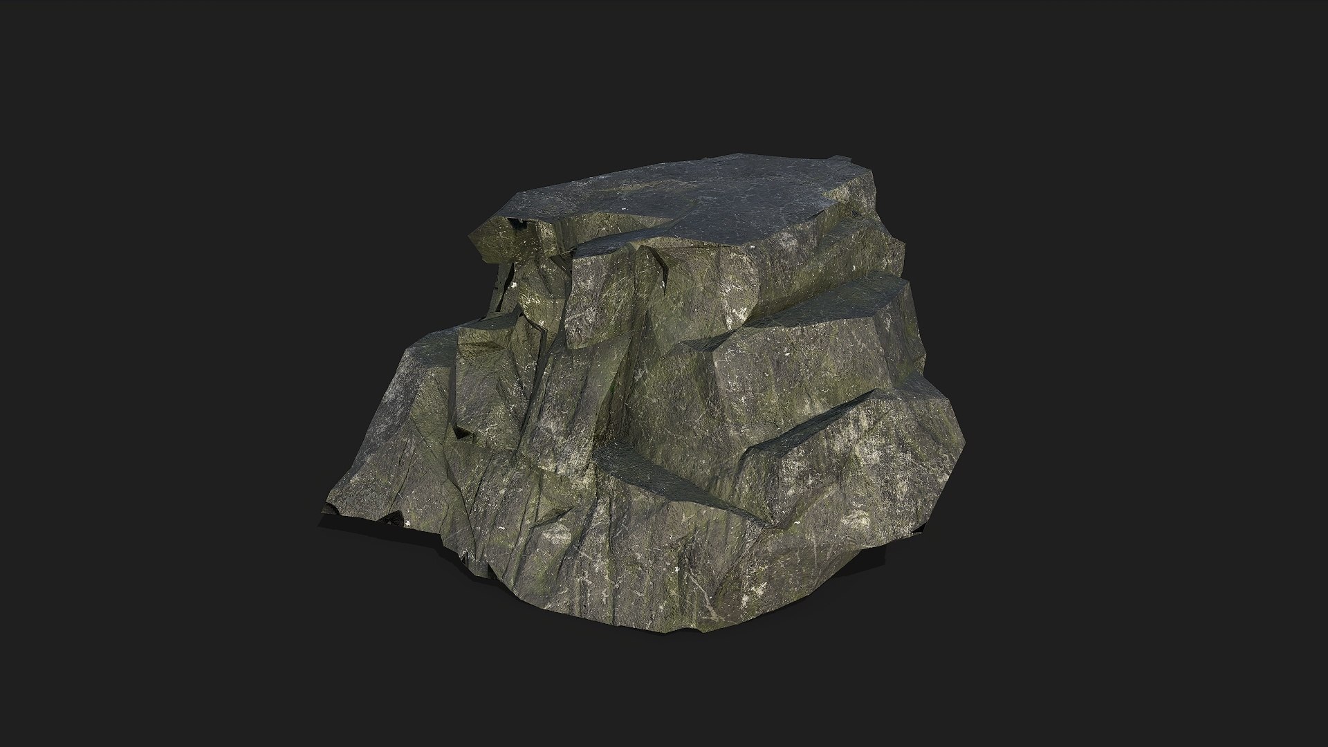 3D Cliff Rocks 08 Model - TurboSquid 2045702