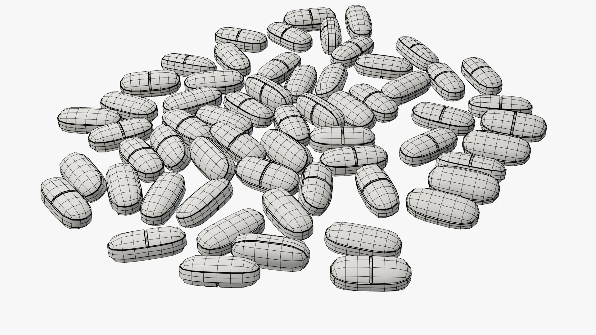 Pill Vitamin 3D Model - TurboSquid 1659865